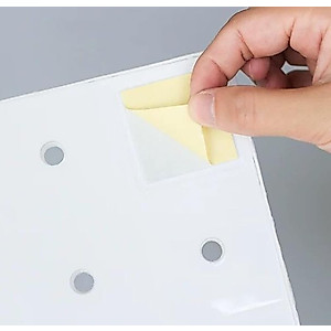 Wall Floating Shelves White 2 Pack Self Adhesive Wall Shelves Bathroom Makeup Wall Organizer Wall décor Wall Mounted Plastic Storage Bins Shelf (White)