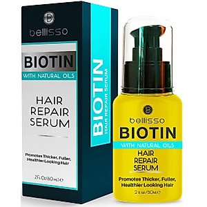 BELLISSO Biotin Hair Care Set - Shampoo, Conditioner, Mask, and Thickening Serum
