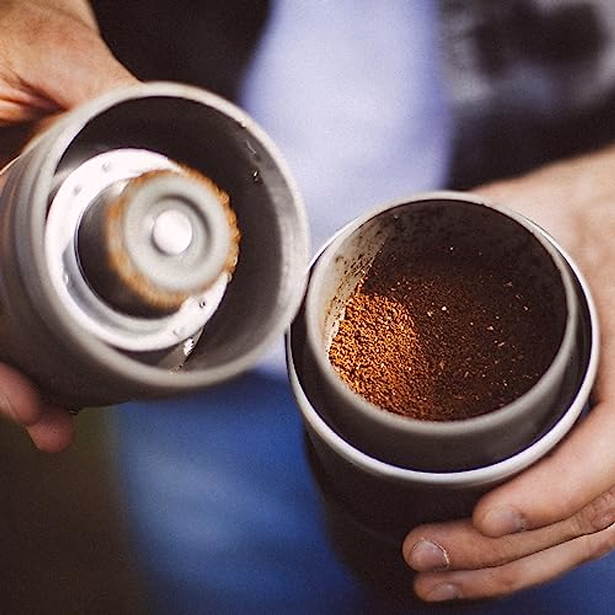 Cafflano Klassic : All-in-One Portable Pour-over Coffee Maker, Black