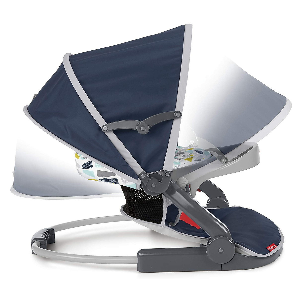 Fisher-Price GNG37 On The Go Sit Me Up Floor Seat, Citron Wedges