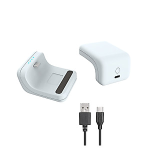Rii Rechargeable Battery 2 Pack 2000mAh with LED Indicator Play and Charge Kit with USB Type-C Charging Cable for PlayStation 5 PS5 DualSense Controller