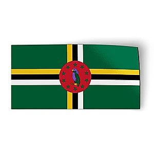 Dominica Flag - Flexible Magnet - Car Fridge Locker - 6"