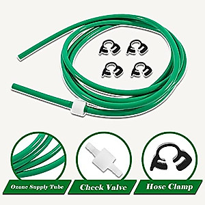 9-0770-01 Ozone Tube Assembly with Check Valve Fits for Big Dipper and Eclipse 1,2,4 Ozone Generator, 9077001 Replace for 2185-18 301530 DEL-451-7001 DEL9077001