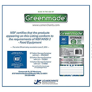 Greenmade 27 gallon storage container 3 pack