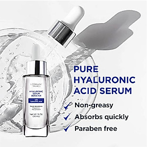 Ultimate Beauty | Hyaluronic Acid Serum Booster, 1.5% Pure Hydrating Serum to Plump and Repair Dry Skin, 1fl. Oz