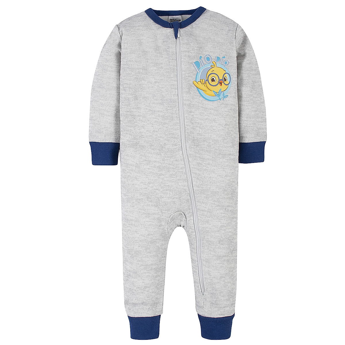 Canticos Unisex-Baby Boys' 2-Pack Snug Fit Footless Cotton Pajamas, Blue, 18 Months