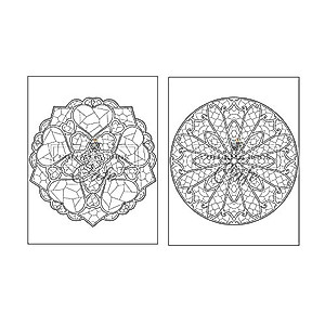 125 Mandalas: An Adult Coloring Book Featuring 125 of the World’s Most Beautiful Mandalas for Stress Relief and Relaxation (Mandala Coloring Books)