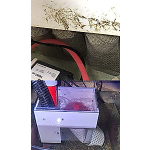 4 inch Honeycomb Filter Socks,4 inch Filter Sock for Saltwater Aquarium,4 inch Ring by 10 inch Long (2 Pack)