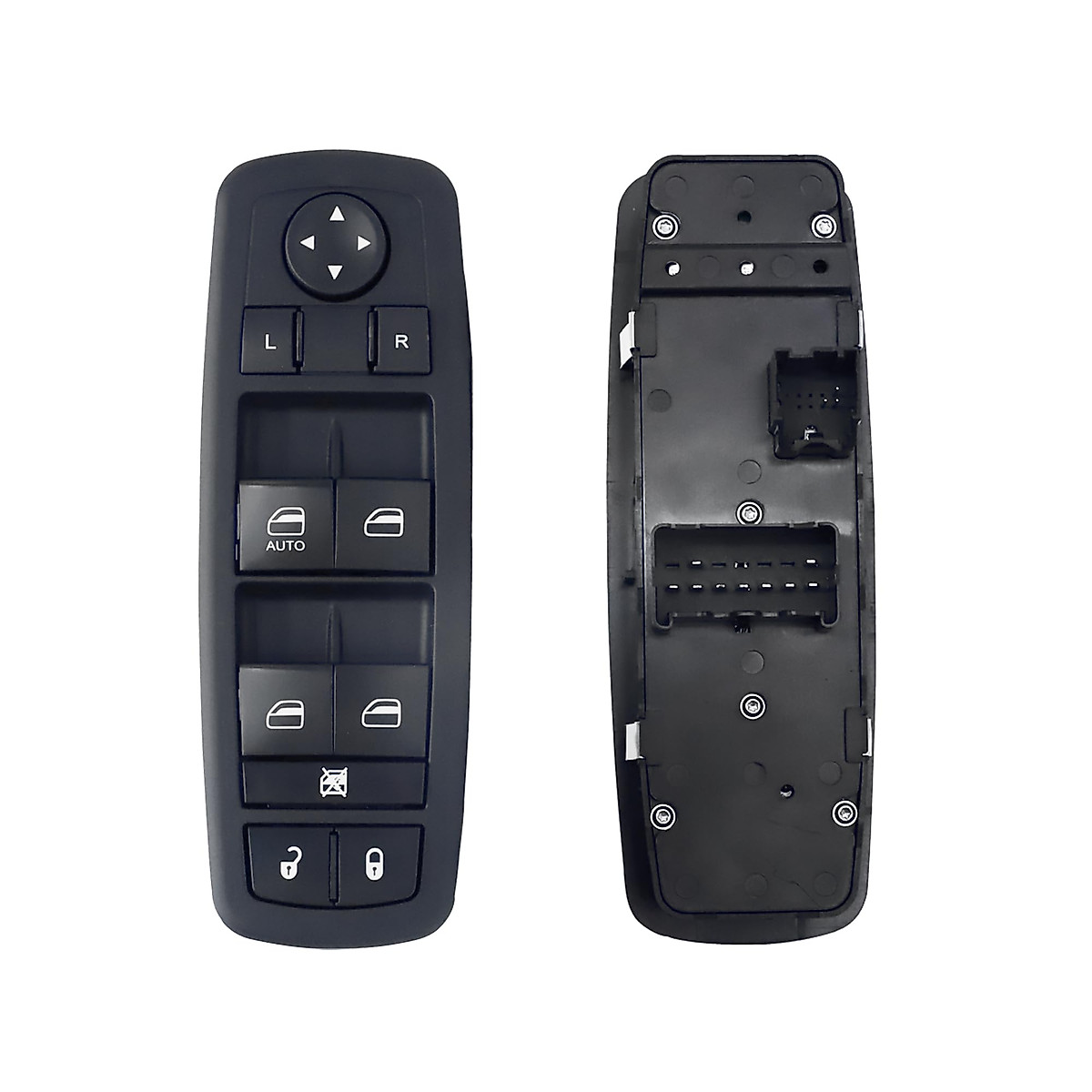 Front Driver Side Power Master Window Switch Compatible with 2009-2012 Dodge Journey 2008-2012 Dodge Nitro 2008-2012 Jeep Liberty Replace# 4602632AG