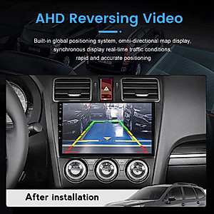 Car Radio Stereo for Subaru Forester WRX STI Impreza 2016-2018, Biorunn Android 11 9 inch Octa Core Car GPS Navi Wireless Carplay Auto Head Unit IPS Touchscreen BT FM AM RDS DSP, 2GB 32GB