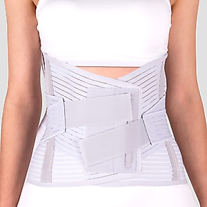 WEHR Lumbocare High Lumbar Support Lower Back Brace – Lumbosacral Support Brace with Soft Splints – Premium Skin Friendly Elastic Material – Ideal for Back Pain, Lumbago, Posture Alignment (Large)