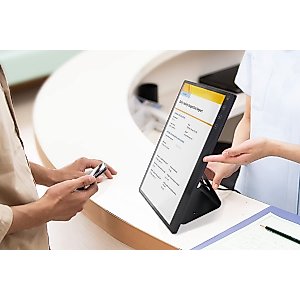 Gechic 15.6" T151A Industrial Touch Monitor, HDMI, USB-C Built-in Gain IC Long Transmission,VESA Mount,10-Finger high Immunity Touch,True-Flat Touchscreen for Embedded Device POS/Kiosk/Automation