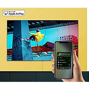 SAMSUNG UN55TU7000 55 inches 4K Ultra HD Smart LED TV (2020 Model) (Renewed)