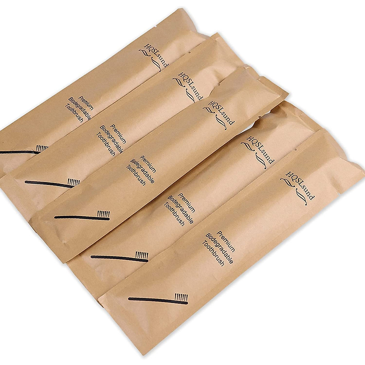 HQSLsund 20 Pack Disposable Toothbrushes Individually Wrapped, Travel Toothbrushes Bulk, Medium Soft Bristle Toothbrushes Bulk for Hotel, Airbnb, Travel, Homeless