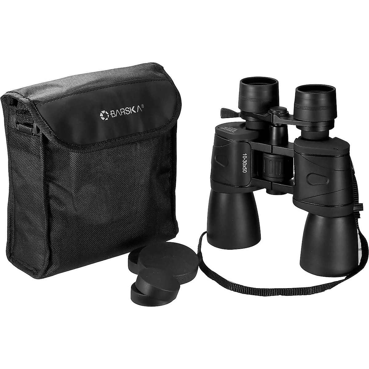 Barska AB10169 Gladiator 10-30x50 Zoom Binoculars with Tripod Adaptor for Long Range Viewing, Birding, Hiking, Sports, etc