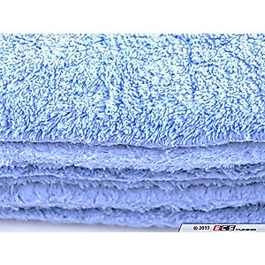 Chemical Guys MIC35003 Happy Ending Edgeless Microfiber Towel, Blue (16 in. x 16 in.) (Pack of 3)