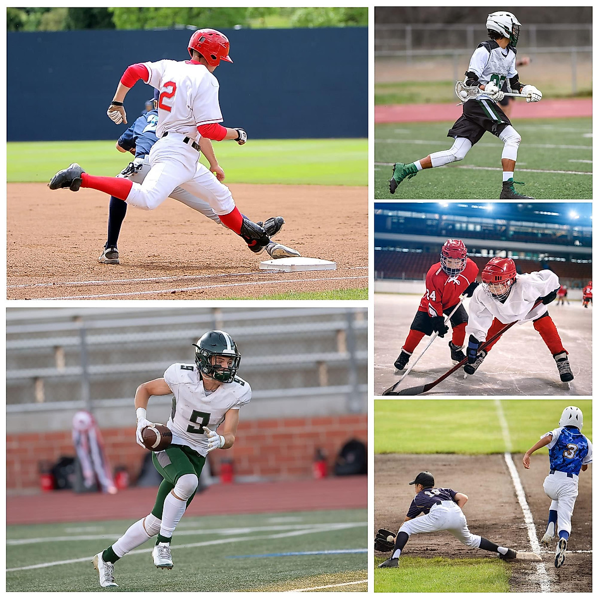 Youper Boys Athletic Supporter, Compression Shorts w/Soft Protective Athletic Cup, Youth Sizes (Medium, Black White)