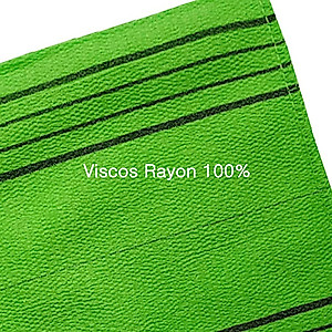 GOLDSANGSA-Korean Exfoliating Towel Washcloth Mitts (Large 10pcs)/Korean Italy Towel Skincare Exfoliating Scrub Bath Cloth Remove Dead Skin