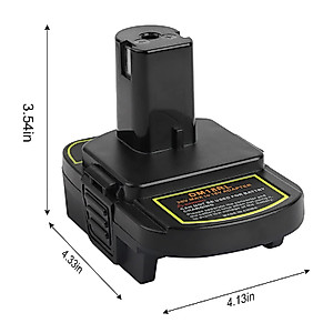TENMOER DM18RL Battery Adapter for Dewalt to Ryobi Battery,for Dewalt 20V & Milwaukee M18 Battery Convert to Ryobi 18V P108 ABP1801 Battery