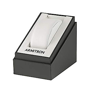 Armitron Women's Japanese Quartz Dress Watch with Stainless Steel Strap, Gold, 10 (Model: 75/2475BKGP)