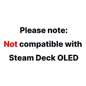 JSAUX Transparent Back Plate Compatible with Steam Deck LCD, DIY Clear Replacement Back Shell Case Compatible with Steam Deck LCD - PC0106 Vents Version [Purple]