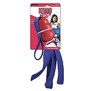 KONG - Tails - Durable Rubber Tug of War and Fetch Dog Toy - for Large Dogs