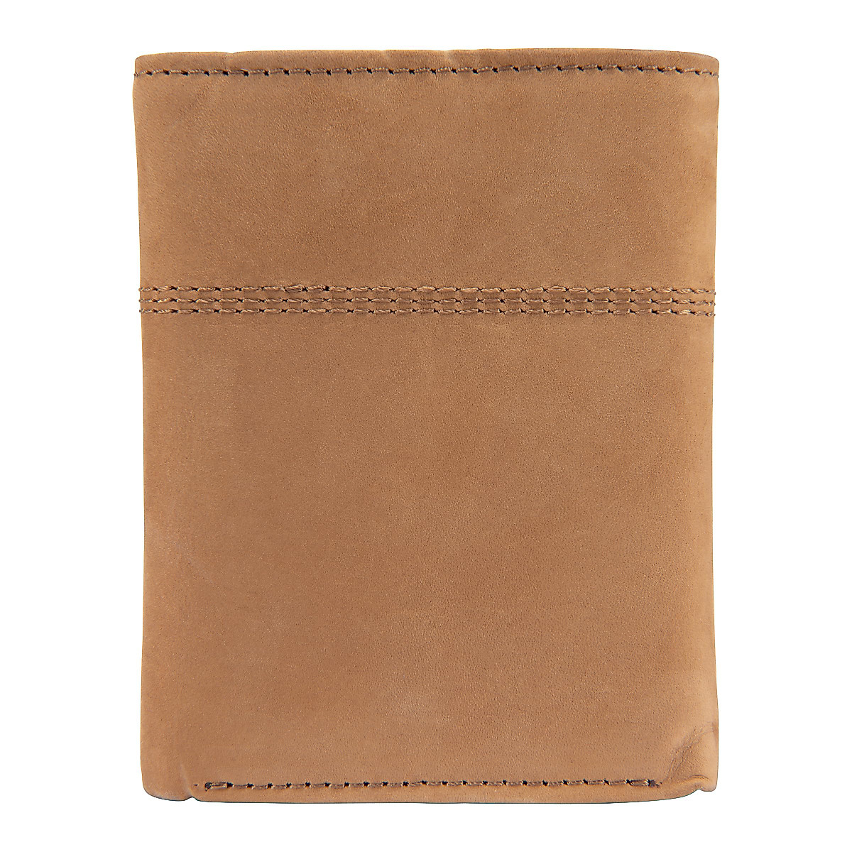 Carhartt Men's Casual Saddle Leather Wallets, Available in Multiple Styles and Colors, Brown (Trifold), One Size
