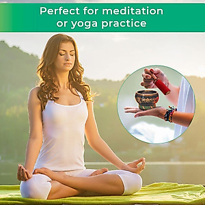 SHOP LC DELIVERING JOY Handmade Tibetan Singing Bowl Buddhist Mantra Sound Bowl Set Meditation Yoga Stress Relief Valentines Day Gifts