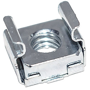 Intellinet 50-Pack M6 x 19mm Screws and Cage Nuts and Washers for Rack Mount Server Cabinets and Network Cabinets, 1u, 2u, 6u,12u-711081