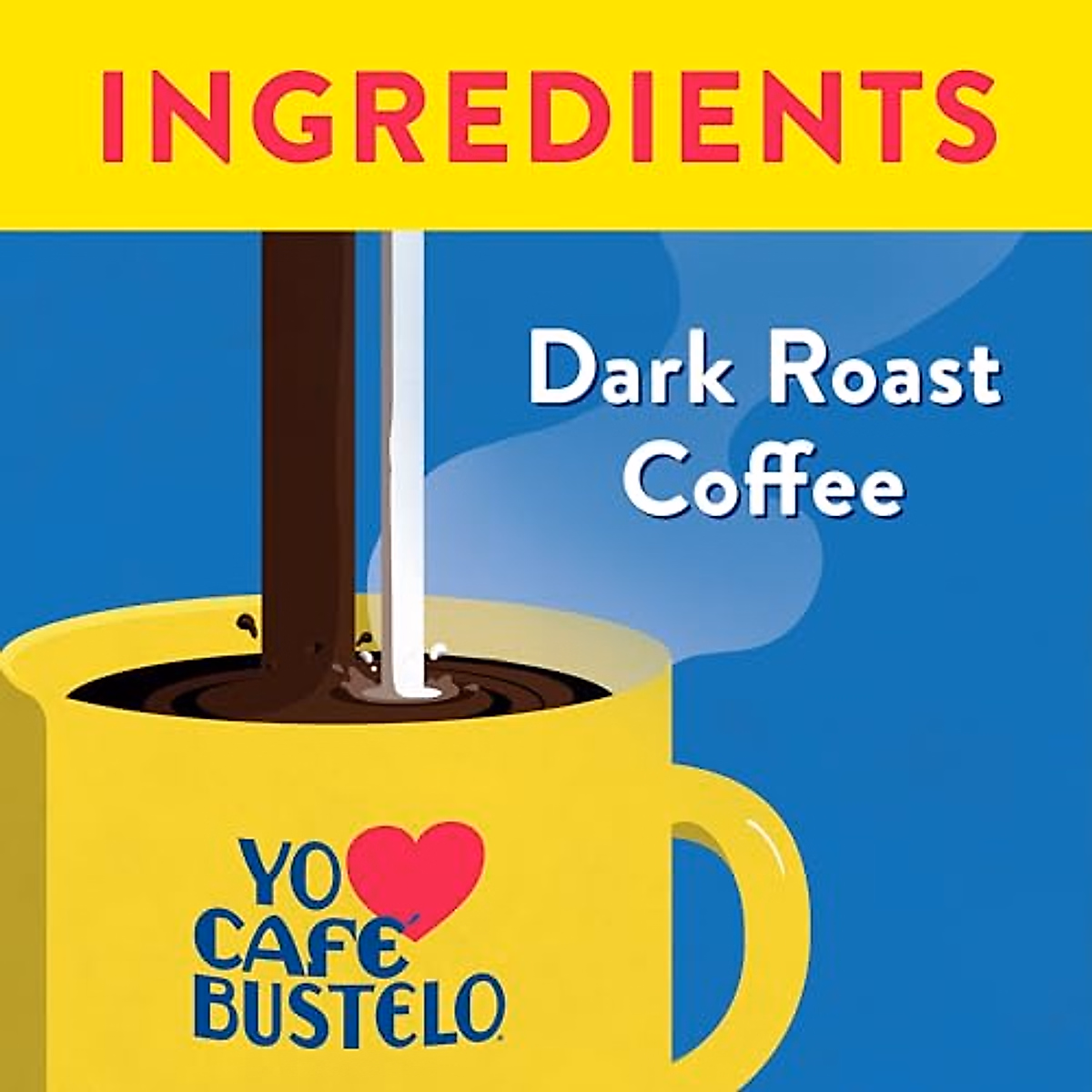 Café Bustelo Espresso Style Dark Roast Instant Coffee, 7.05 Ounces