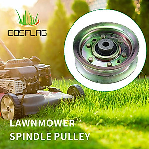 BOSFLAG 173437 Pulley Replaces AYP 165888, 131494, 155191, 173438, 532173438, 532173437, 597025001, 532155191, 532131494 for Husqvarna YTH1542XP, YTH18542, YTH 2042, Craftsman LT1000, LTX1000 Tractors