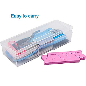 EAONE Professional Pedicure Tools Set, 20 in 1 Foot Files Callus Remover for Feet, Stainless Steel Foot Scrubber Rasp Heel Dead Skin Removal Pedicure Kit for Women and Men Foot Care at Home and Salon