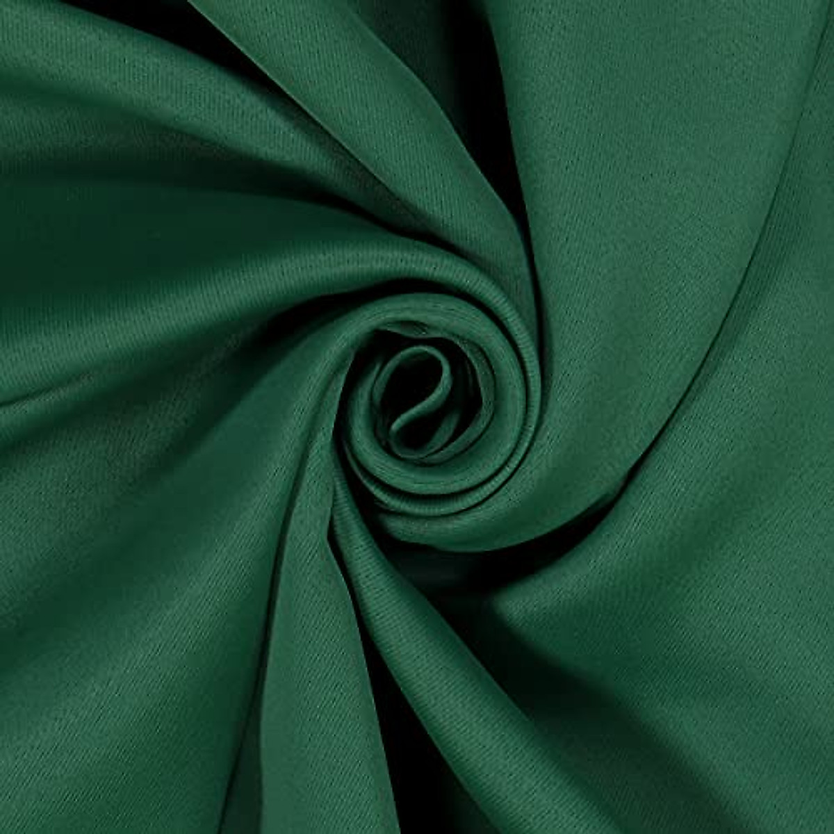 Eclipse Darrell Modern Blackout Thermal Rod Pocket Window Curtains for Bedroom or Living Room (Single Panel), 37 in x 84 in, Emerald
