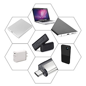 Celluliarze USB C Coupler USB C Female to Female Adapter (2 Pack) 240W 40Gbps Type C Extender Connector Video Thunderbolt 4/3 Data for Steam Deck Switch Notebook Tablet Phone