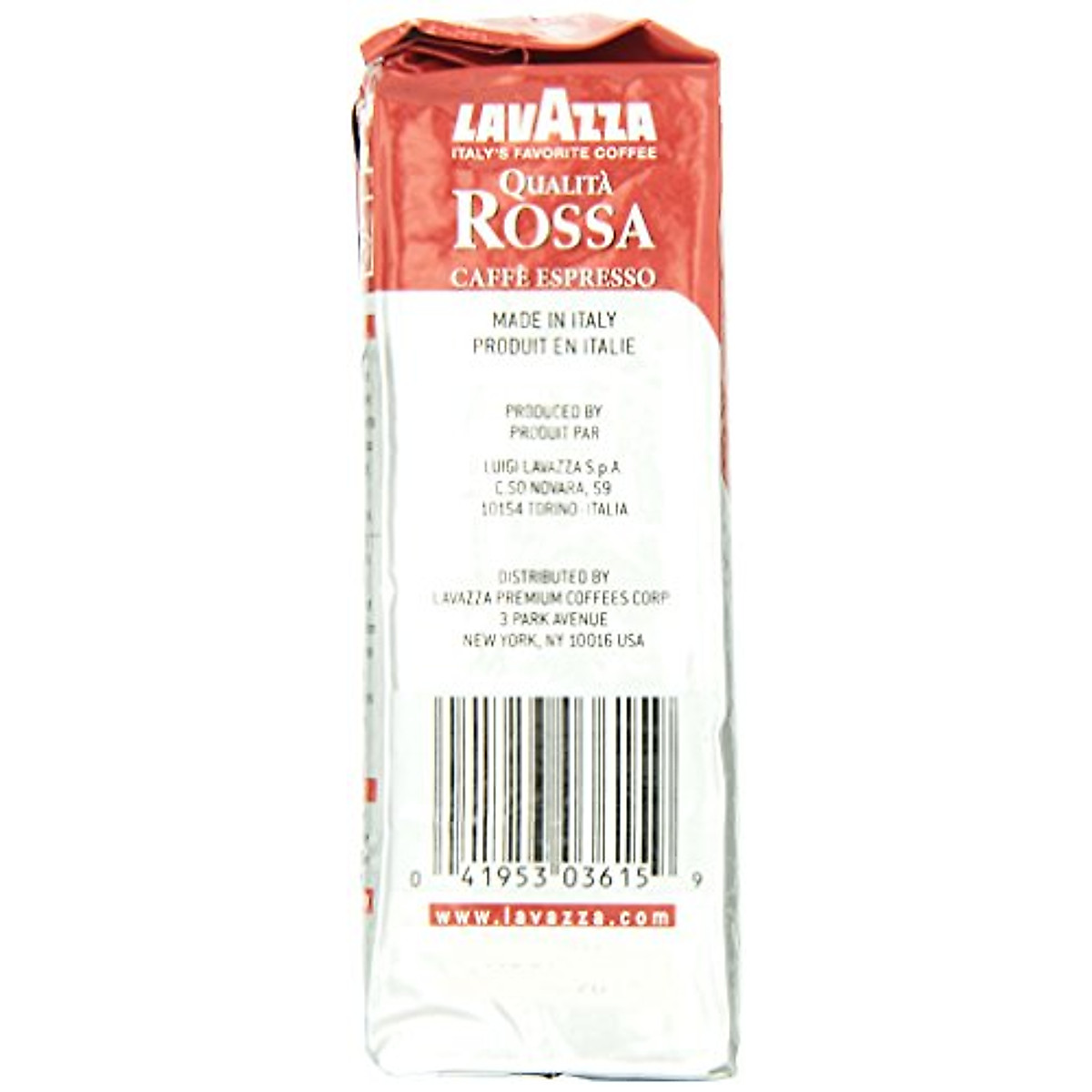 Lavazza Qualita Rossa Ground Coffee Blend, Medium Roast, 8.8 Ounce (Pack of 4)