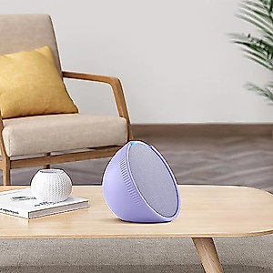 Protective Cover for Echo, Silicone Cover Shockproof Case Protector Elastic Soft Case Cover Speaker Skin for Echo pop (Purple)