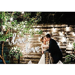 40Inch Silver Love Balloon for Bridal Shower Wedding Valentine's Day Supplies 2Pcs