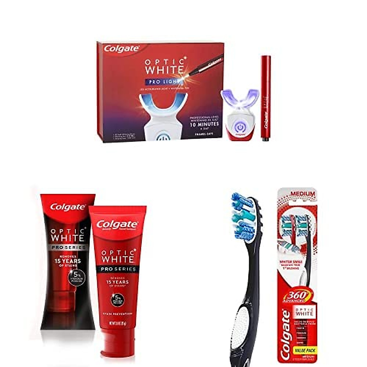 Colgate Optic White Pro Series Bundle