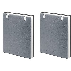 2 Pack Vital 100 True HEPA Replacement Filter Compatible with LEVOIT Vital 100 Air Purifier, 3-in-1 H13 Ture HEPA and High-Efficiency Activated Carbon Filters, Replace Part # Vital 100-RF
