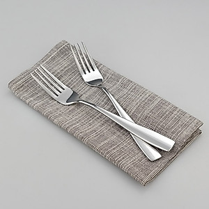 HOMMP 16-Piece Stainless Steel Dinner Forks, 8.27-INCH