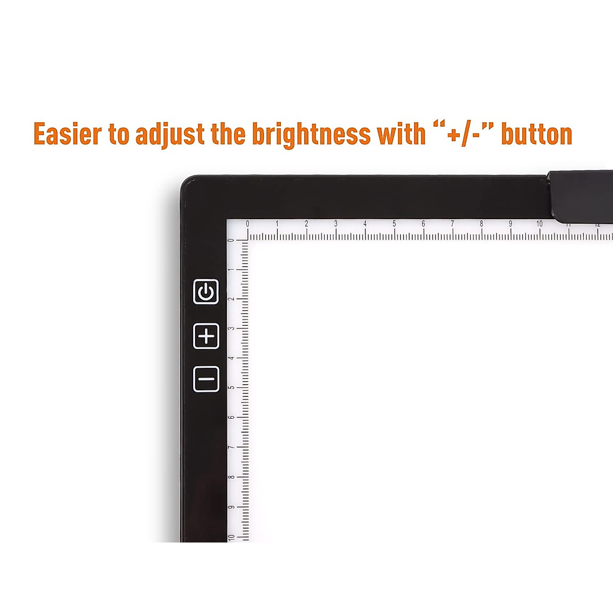 YINGWOND Rechargeable A4 LED Light Pad with Padded Case, Tracing Light Box w/Riser Stands and Paper Clip, 6 Levels of Brightness, Type-c Cable, Wireless Diamond Painting Light Board