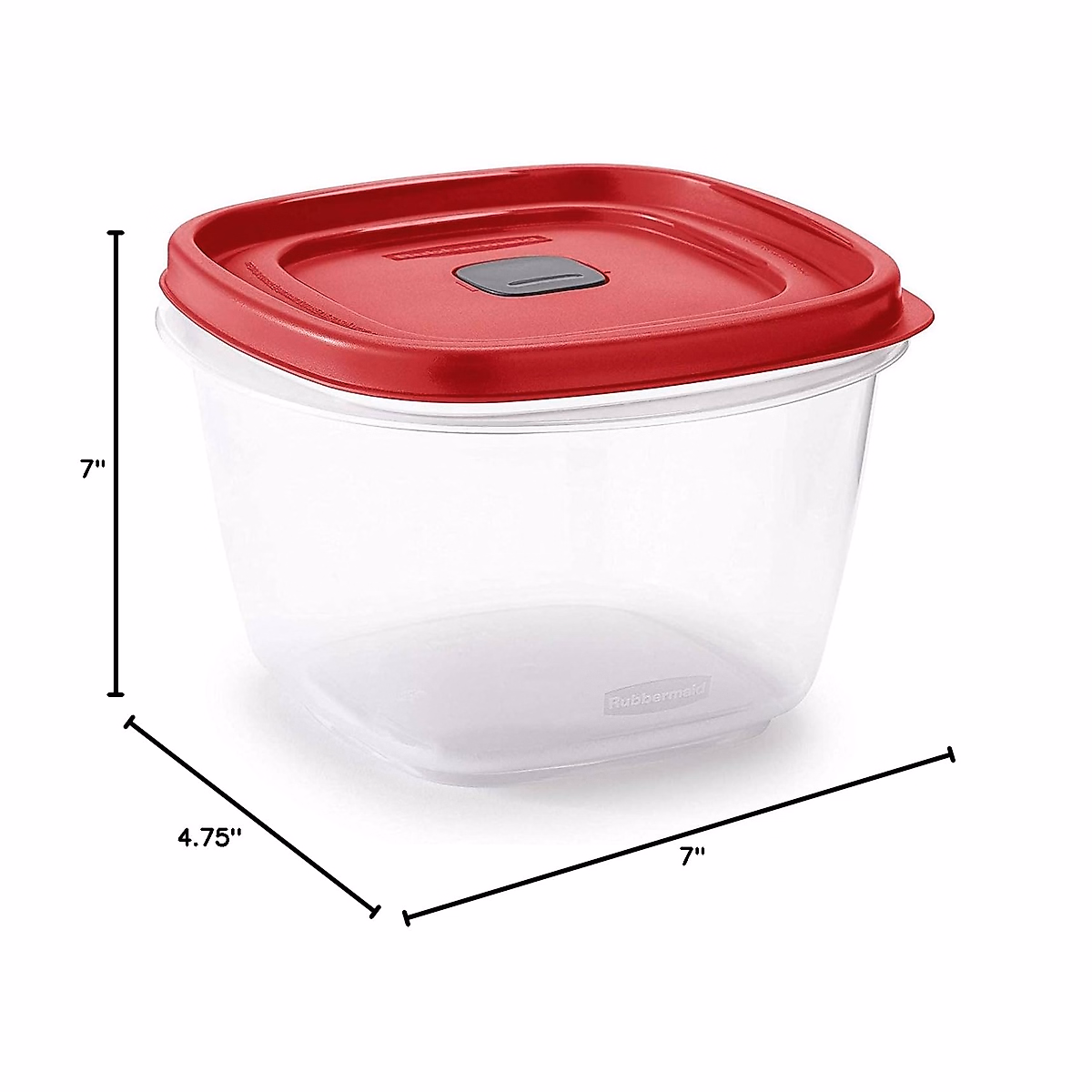 Rubbermaid 7 cups Food Storage Container 3 Pack Clear