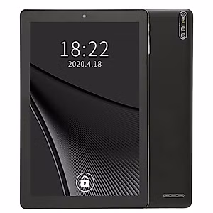 10 Inch Tablet, 2.0Ghz 8 Core Processor, 64Gb 3Gb 6000Mah, IPS Screen 3G Network 5G WiFi, Three Card Slots Android 11, HD Tablet PC Black Suitable for Study(USA)