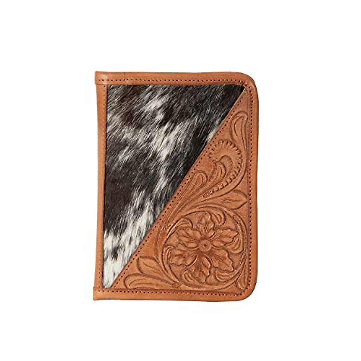 STS Ranchwear Everyday Western Style Full Grain Leather Yipee Kiyay Collection Magnetic Wallet, Multi