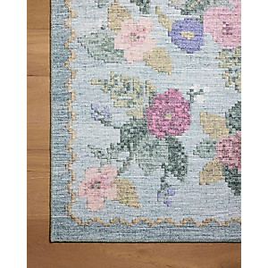 Loloi Rifle Paper Co. x Rosa Sky 7'-6" x 9'-6" Area Rug