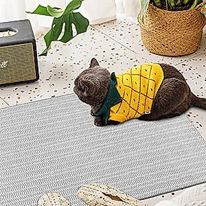 IOHOUZE Boho Kitchen Runner Rug -2'x8' Cotton Woven Indoor Outdoor Carpet Rugs Mats,Light Grey Runners for Hallways, Machine Washable Runner Rug for Kitchen Bedroom Living Room Laundry Entryway