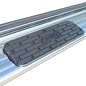 Raptor Series 7 inch Stainless Running Boards Side Steps for 04-14 Ford F-150 SuperCab/Extended Cab