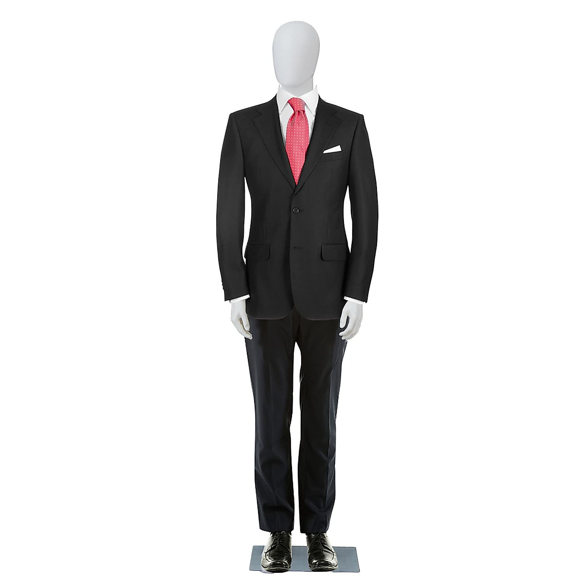 6Ft Male Mannequin Dress Form Display - Manikin Torso Stand Realistic Full Body Mannequin for Retail Clothing Shops, Halloween Christmas Cosplay, White