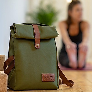 Insulated Lunch Bag by KRYO - Small reusable cooler bag - A travel lunchbox, Blu