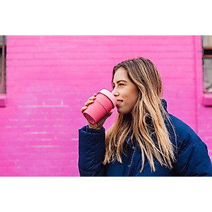 KeepCup Thermal - Vacuum Insulated Stainless Steel, Reusable Coffee Cup with Splashproof Sipper Lid, Large 16oz/454ml - Eventide